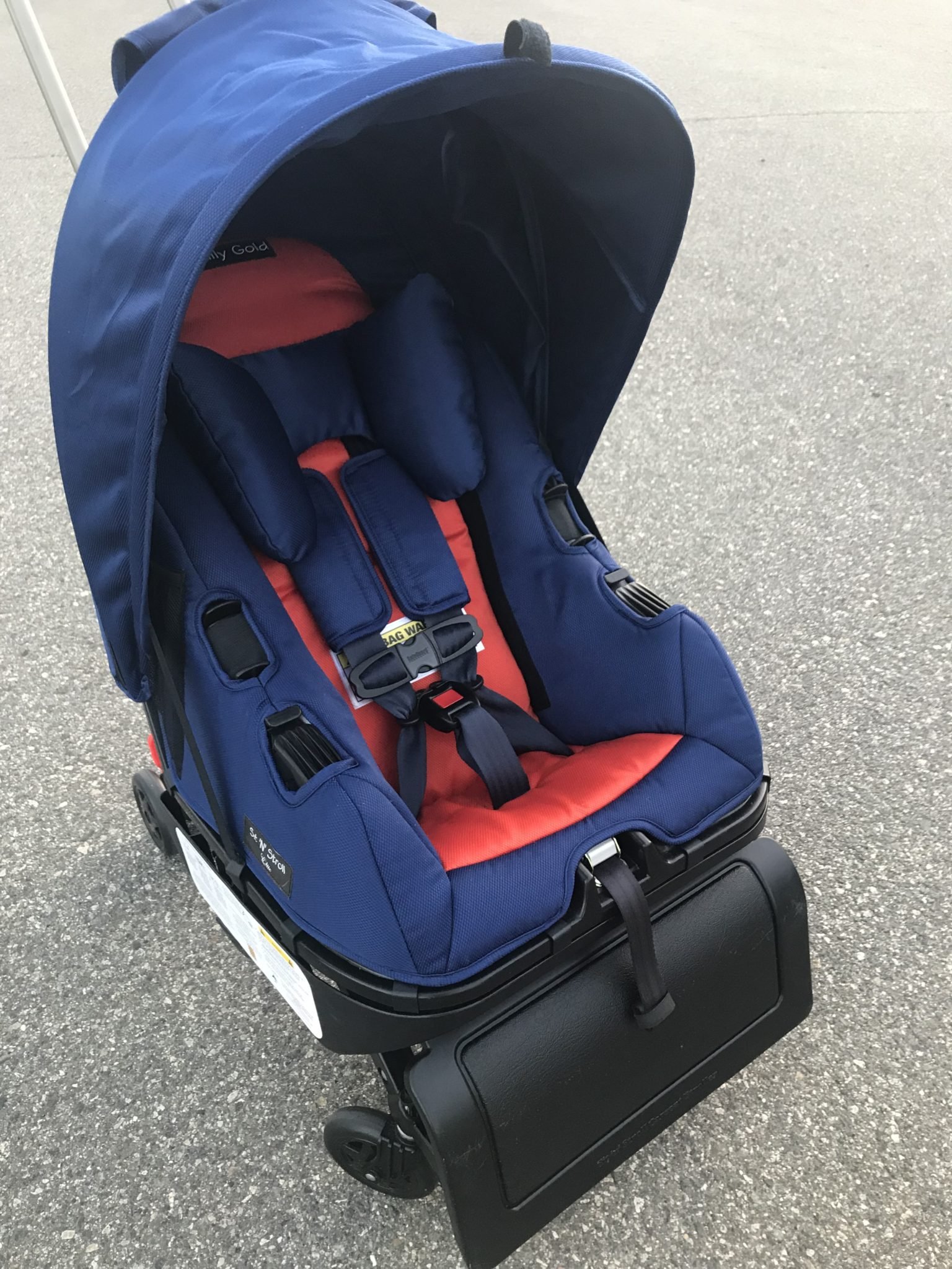 5 in 1 Sit ‘n’ Stroll GenA Car seat/Stroller + Sunshade, Black ...